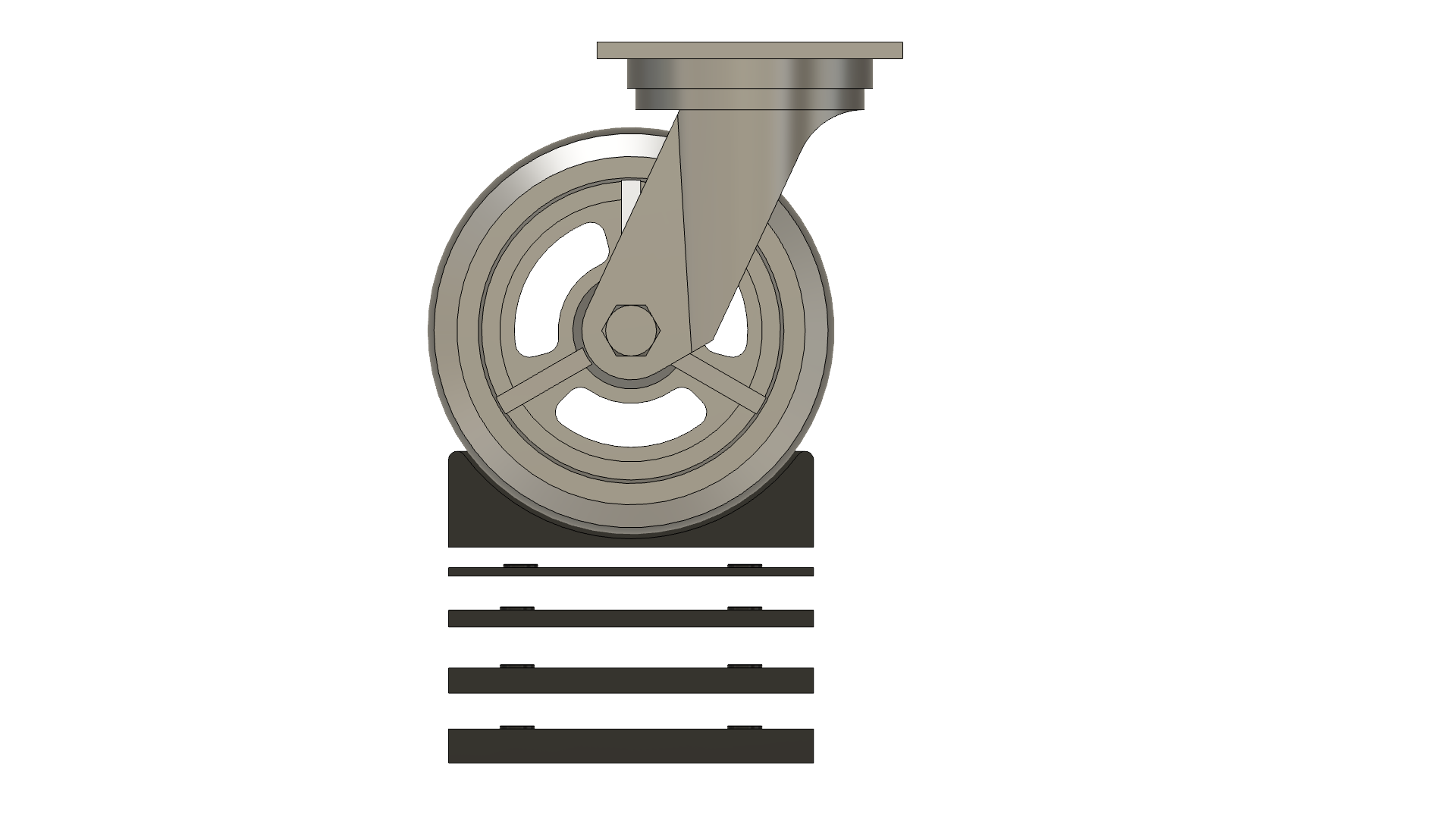 3' Diameter Wheel Chock System – Box Chock